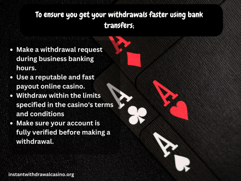 Instant Bank Transfer Casino - Top Wire Transfer Casinos